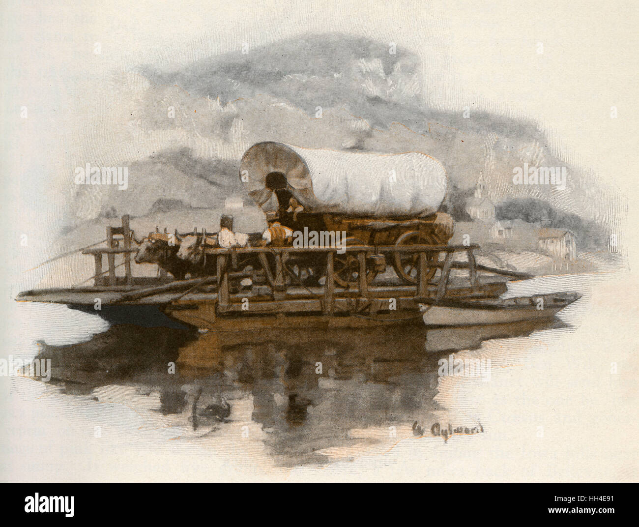 River Crossing Wagon High Resolution Stock Photography and Images - Alamy