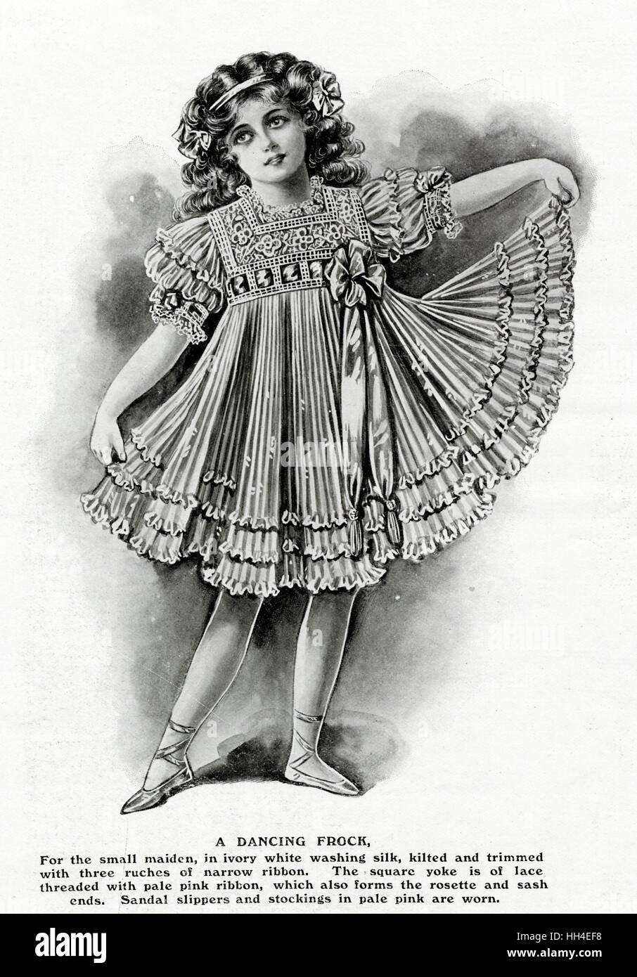 Dancing Frock 1909 Stock Photo - Alamy
