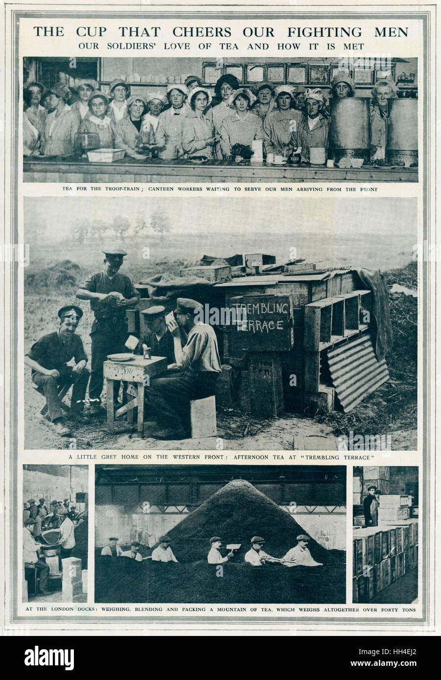 British soldiers ww1 drinking hi-res stock photography and images - Alamy