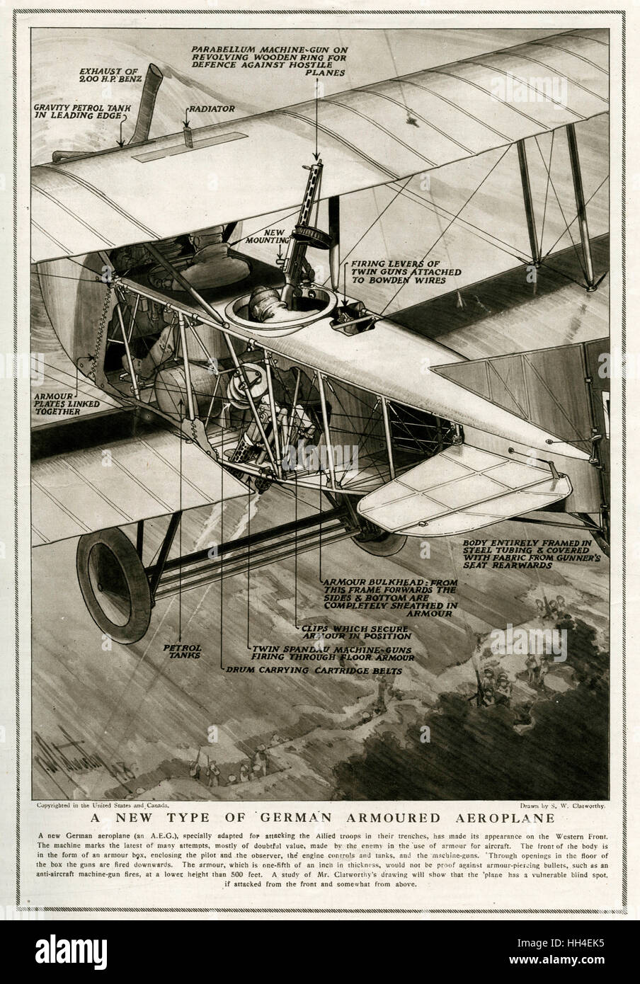 First world war german aeroplane hi-res stock photography and images ...