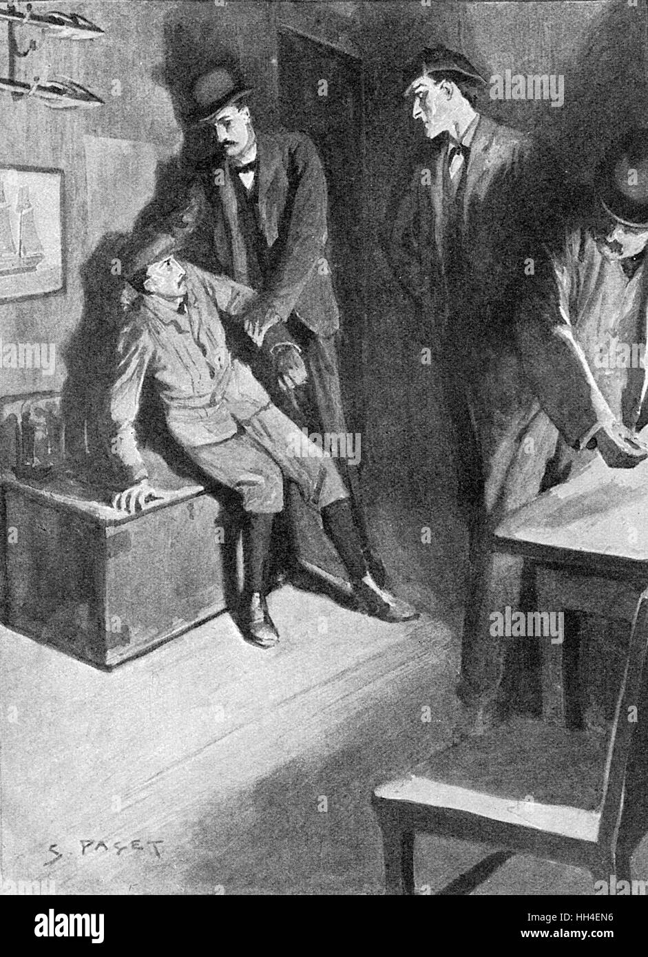 The Adventure of Black Peter, Sherlock Holmes Stock Photo - Alamy