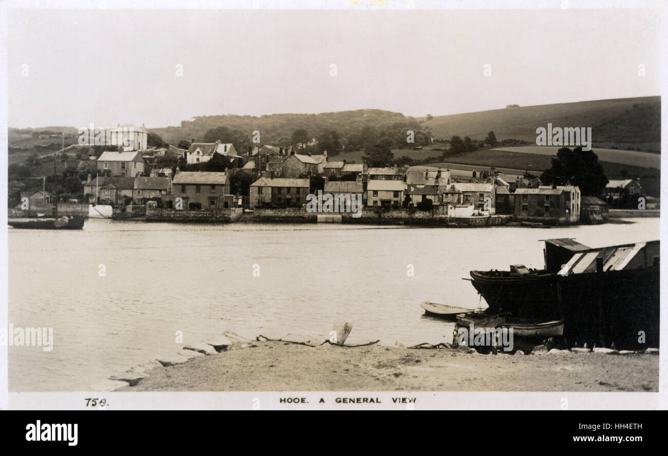 Hooe - a small suburb of Plymstock, part of the City of Plymouth in the ...