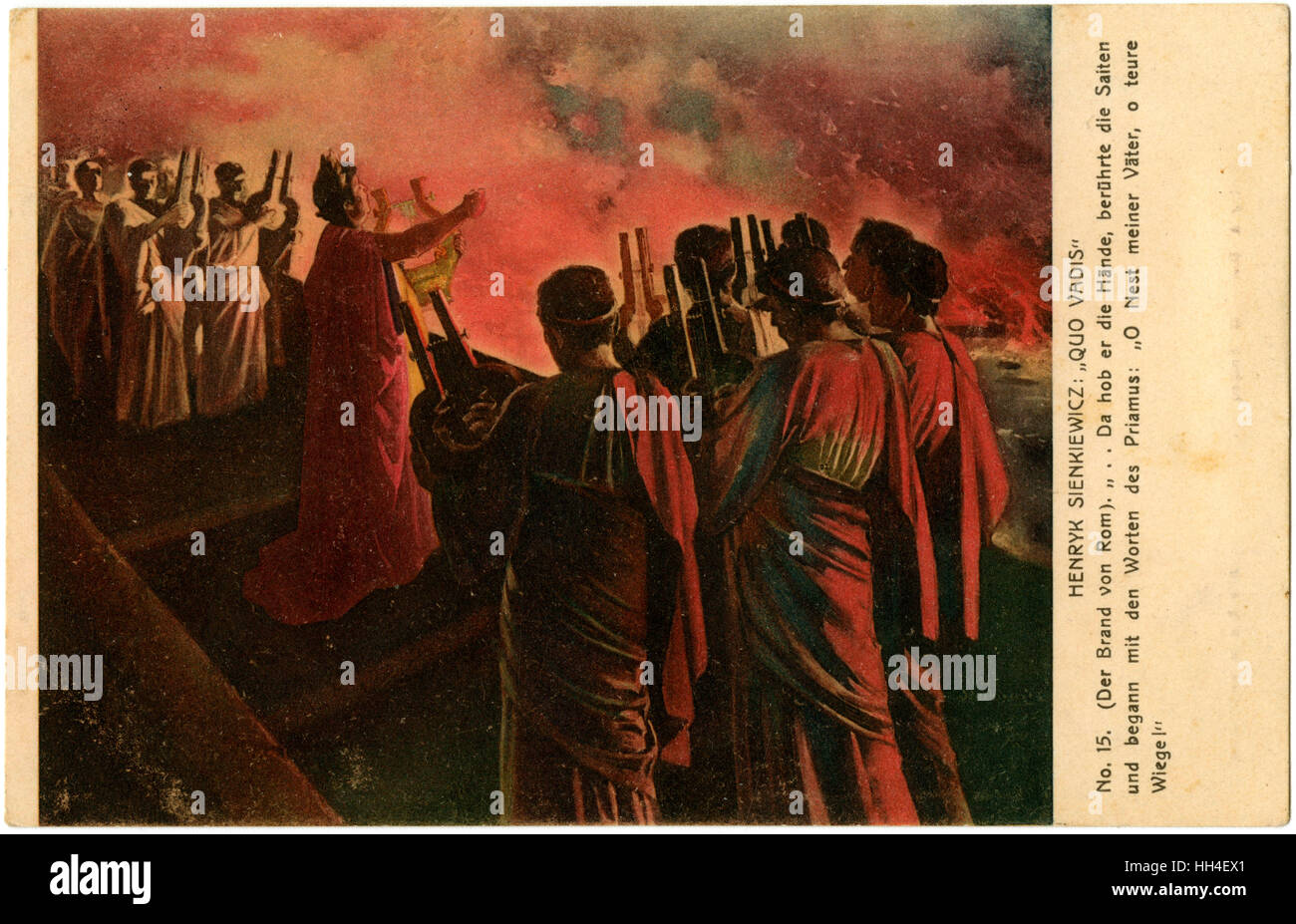 Nero playing the lyre hi-res stock photography and images - Alamy