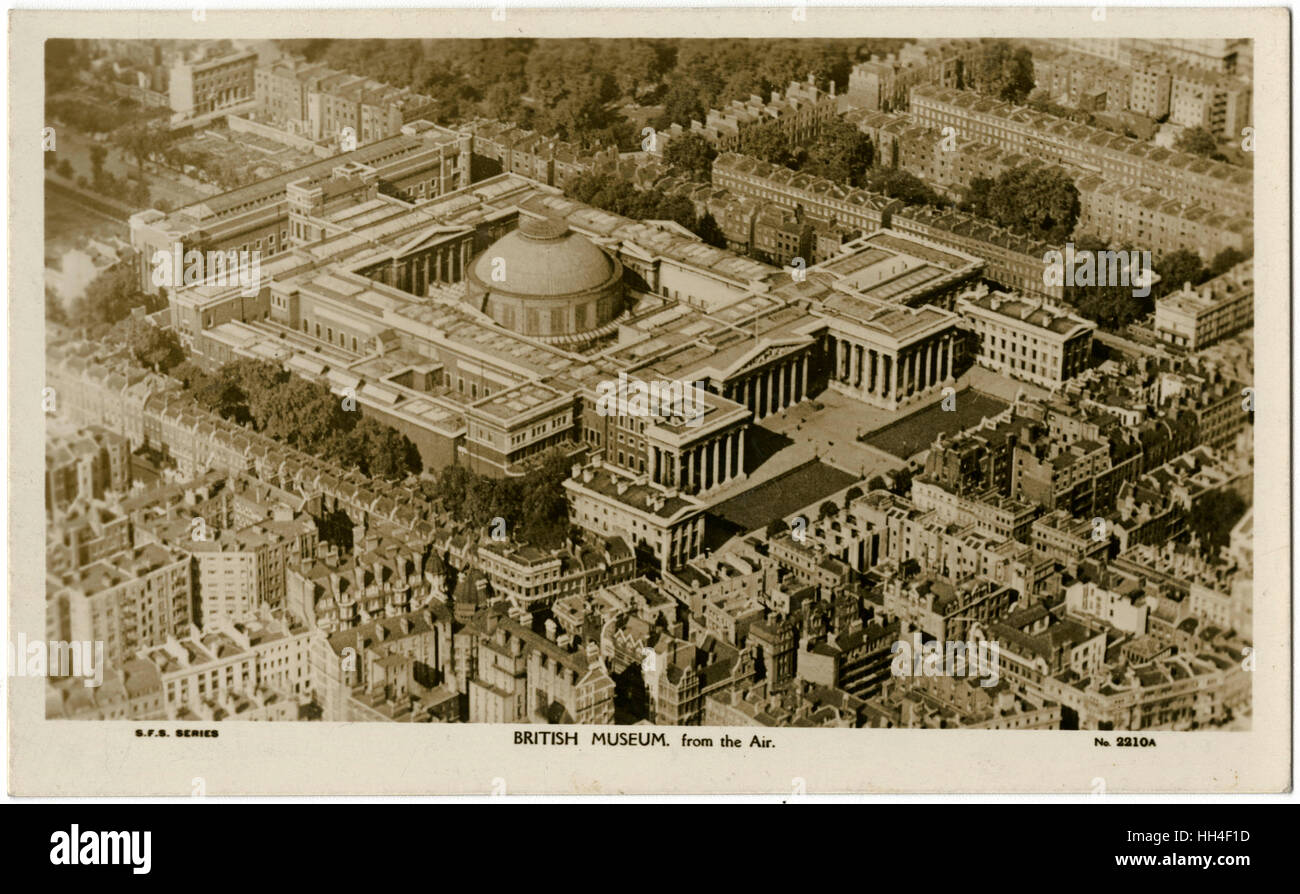 Aerial view of the british museum hi-res stock photography and images ...