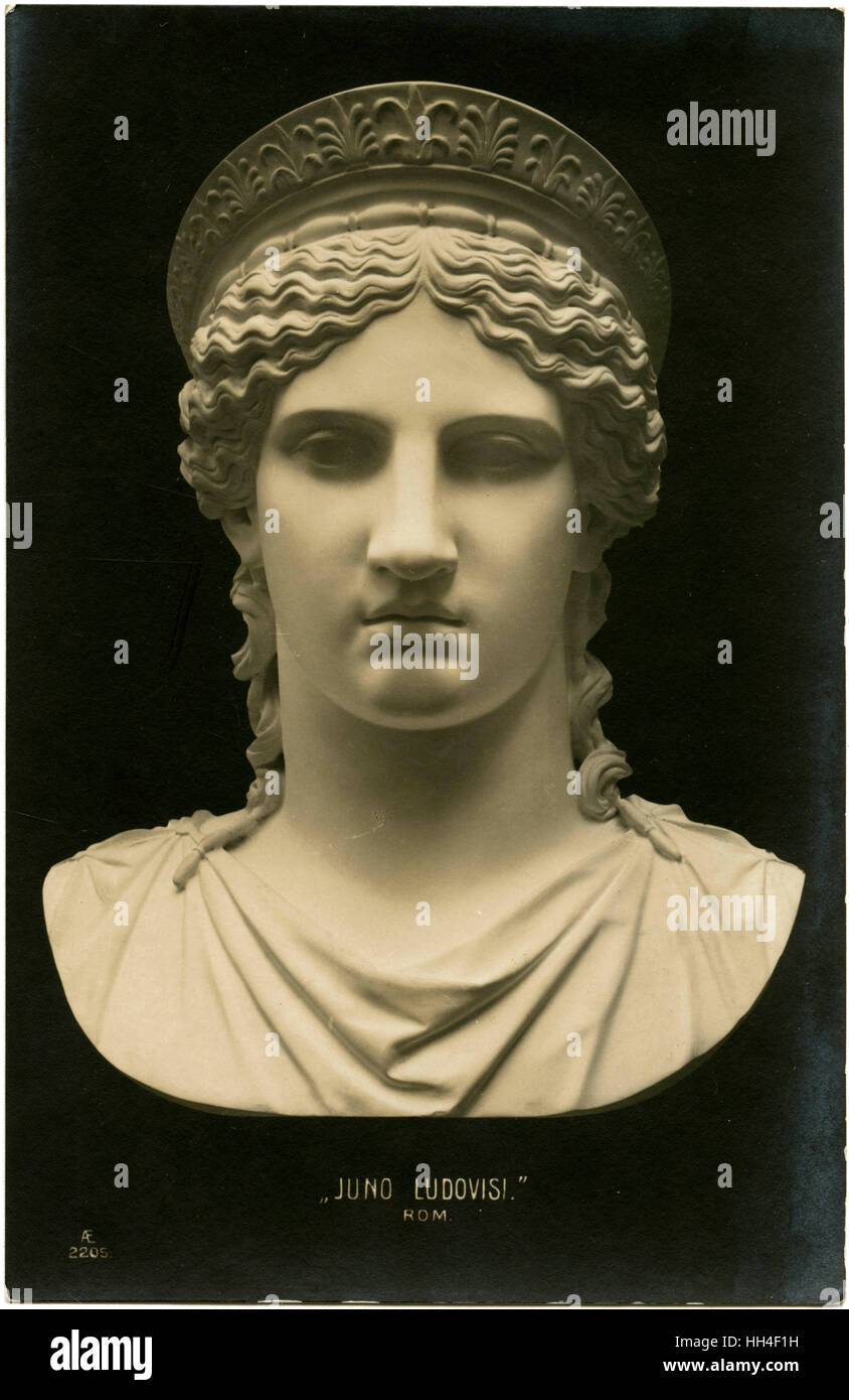 Cast copy of the Juno Ludovisi Stock Photo - Alamy