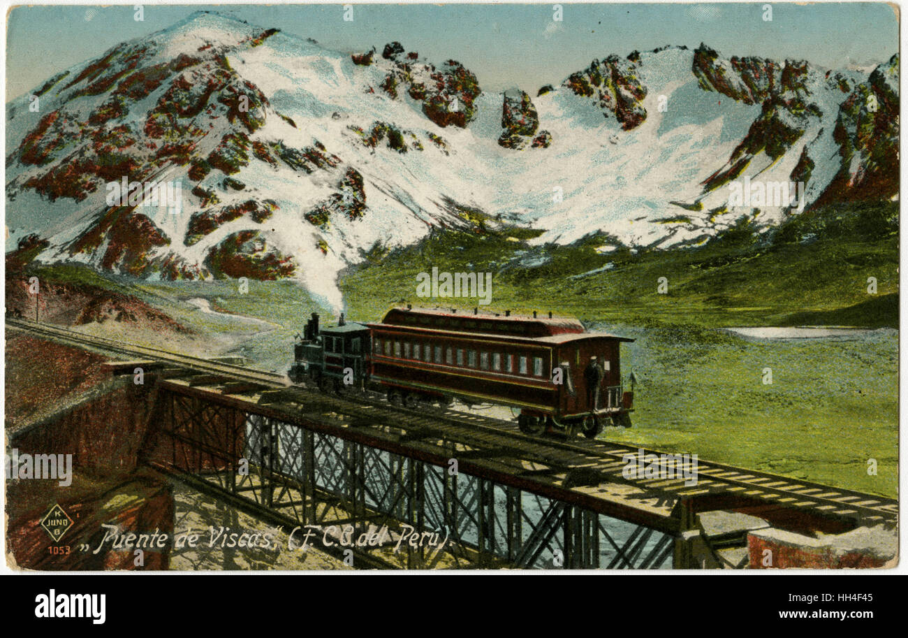 Ferrocarril central del peru hi-res stock photography and images - Alamy