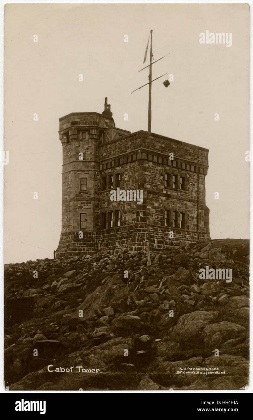 Cabot Tower - St. John's, Newfoundland and Labrador Stock Photo - Alamy