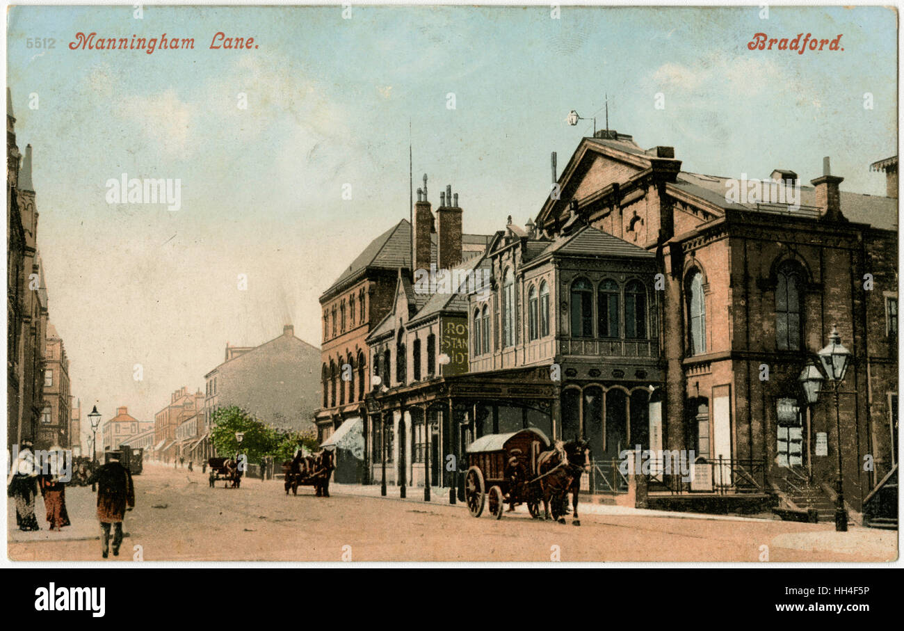 Theatre Royal, Manningham Lane, Bradford, Yorkshire, England Stock ...