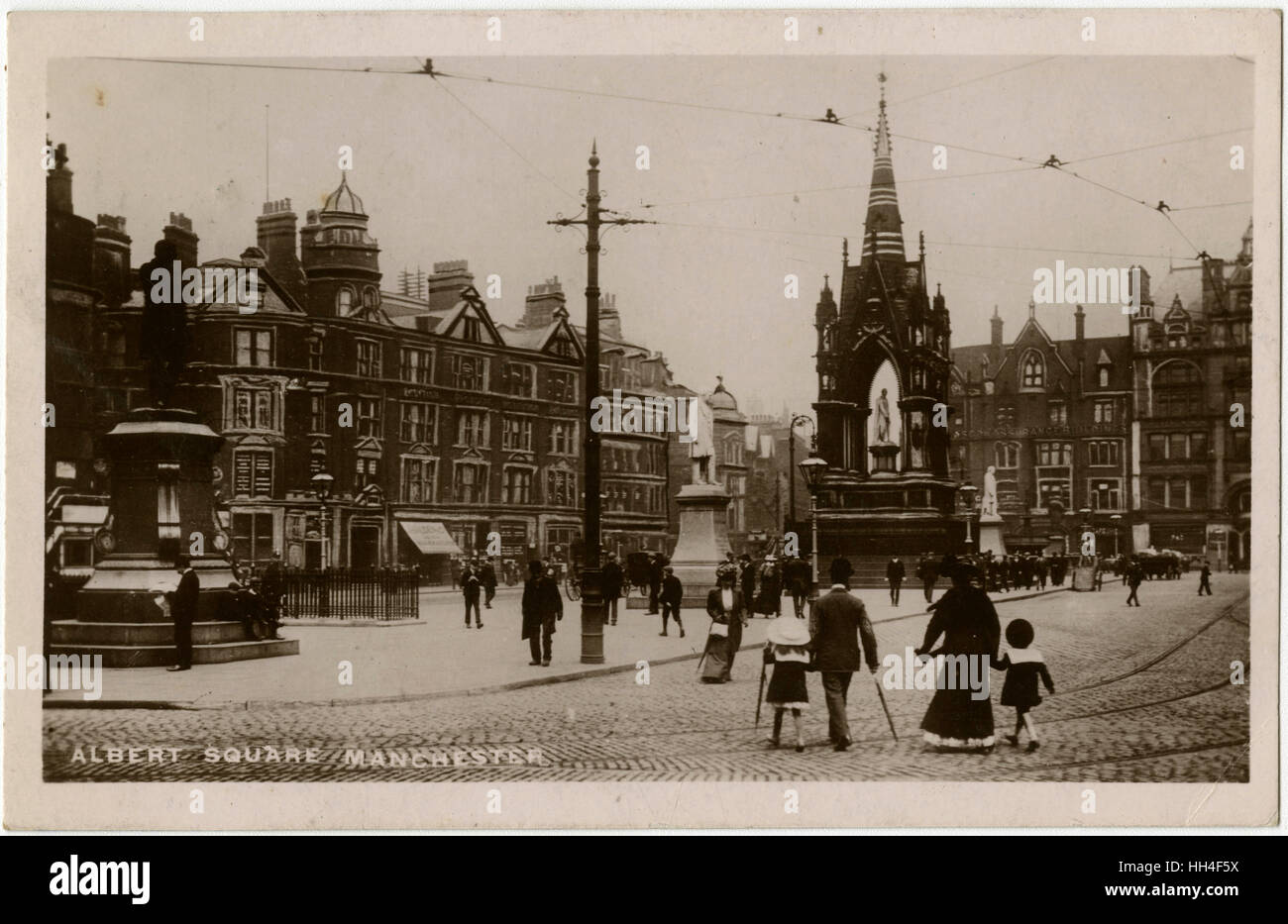Manchester, England - Albert Square Stock Photo - Alamy