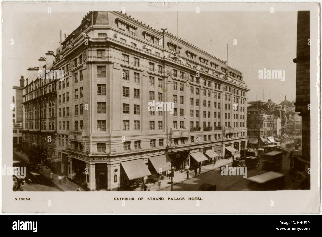 Strand Palace Hotel, The Stand, London Stock Photo - Alamy