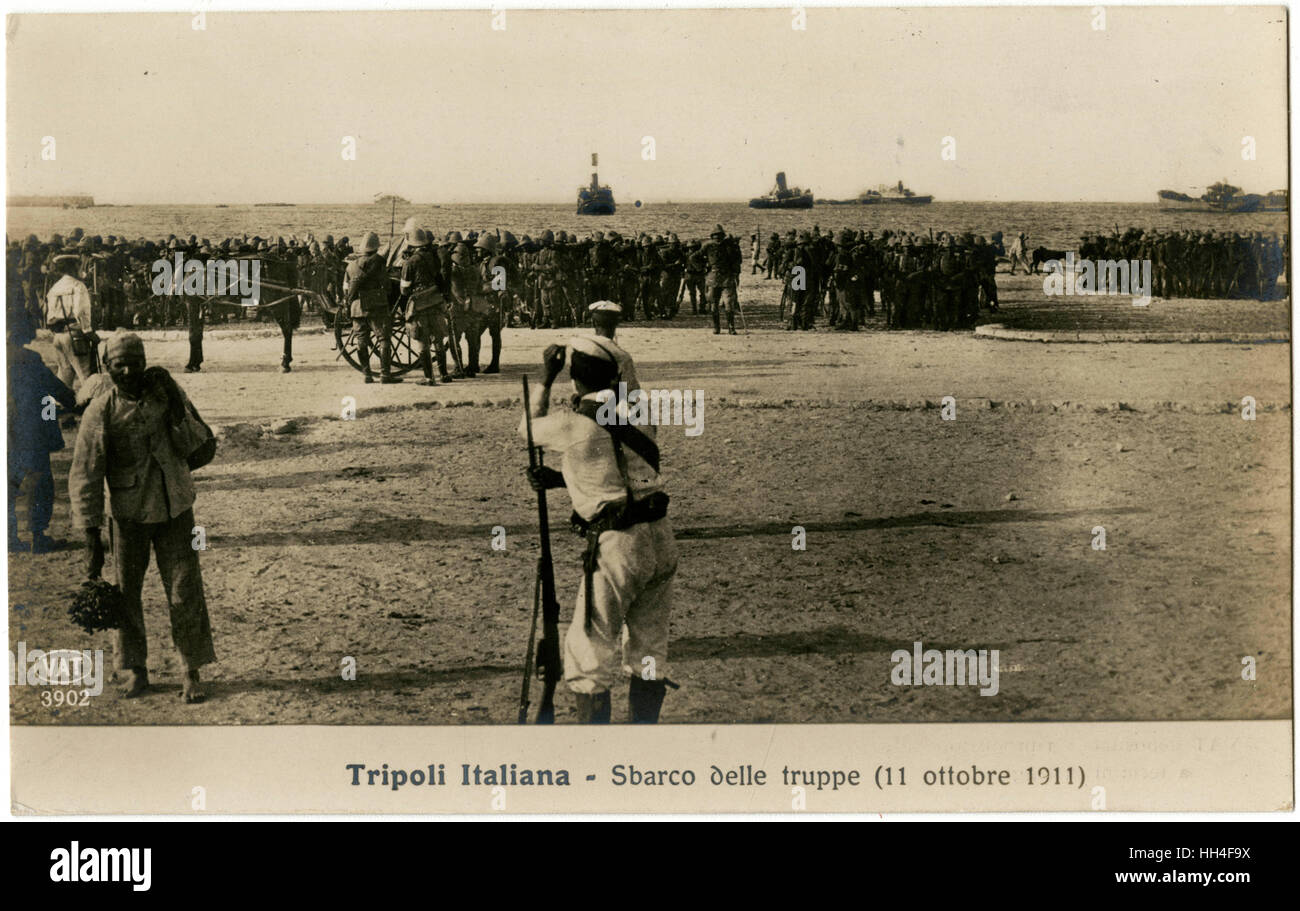 Turkish italian war 1911 hi-res stock photography and images - Alamy