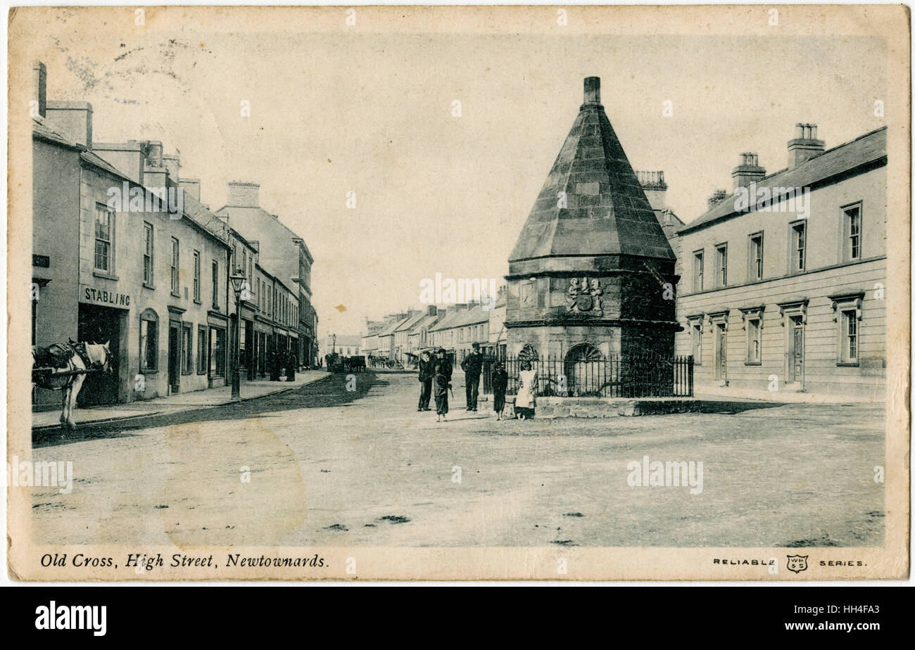 Old Cross, High Street, Newtownards, Northern Ireland Stock Photo - Alamy
