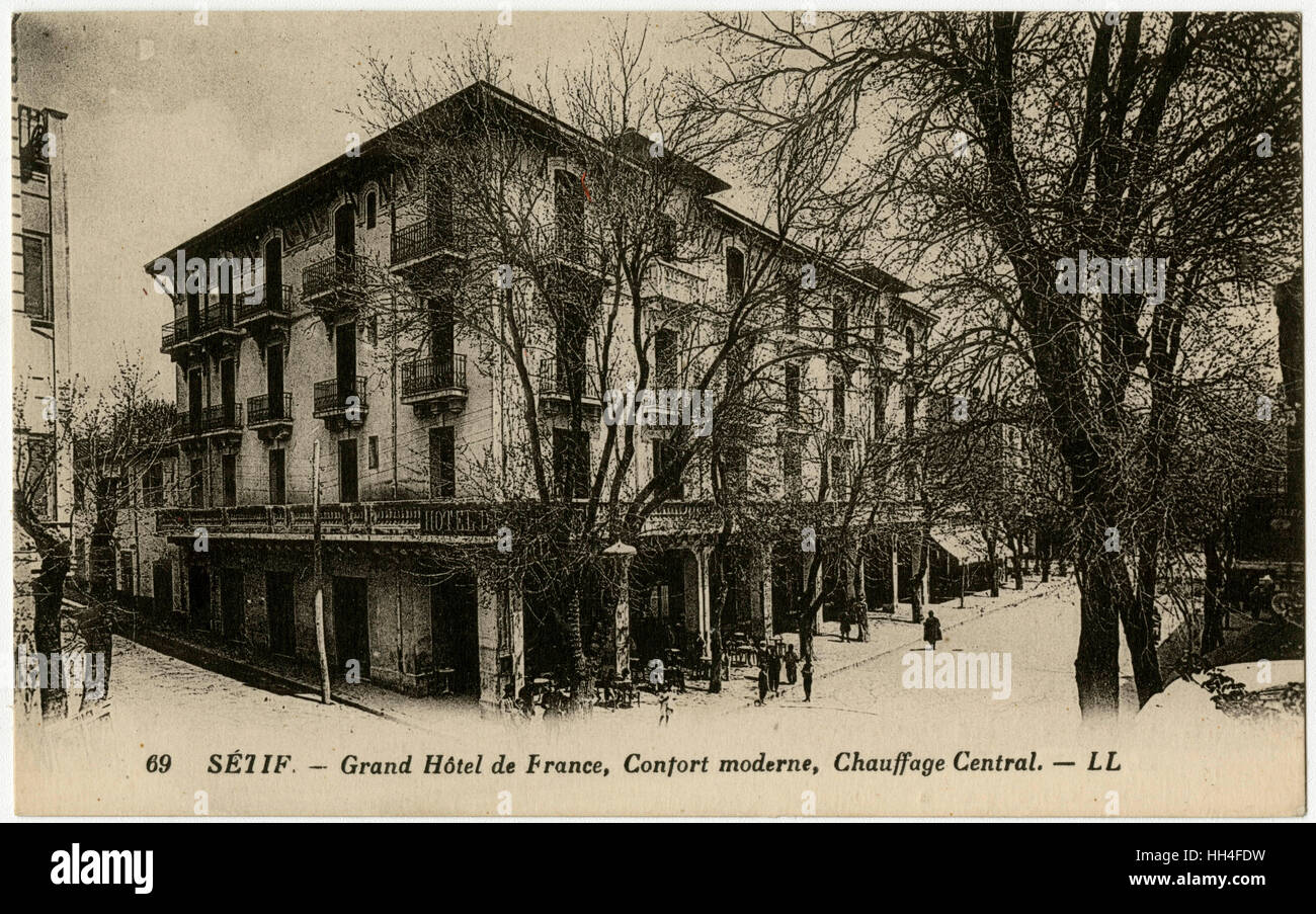Setif, Algeria - Grand Hotel de France Stock Photo - Alamy