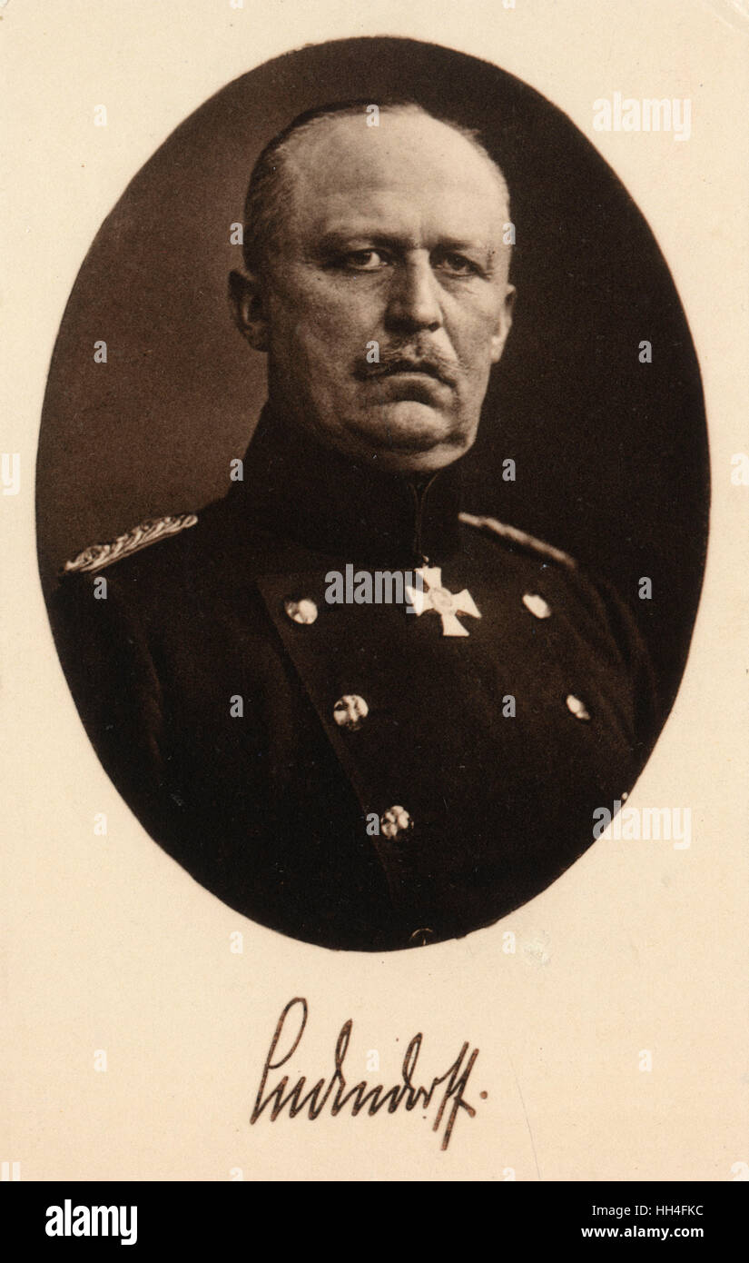 First world war erich ludendorff hi-res stock photography and images ...