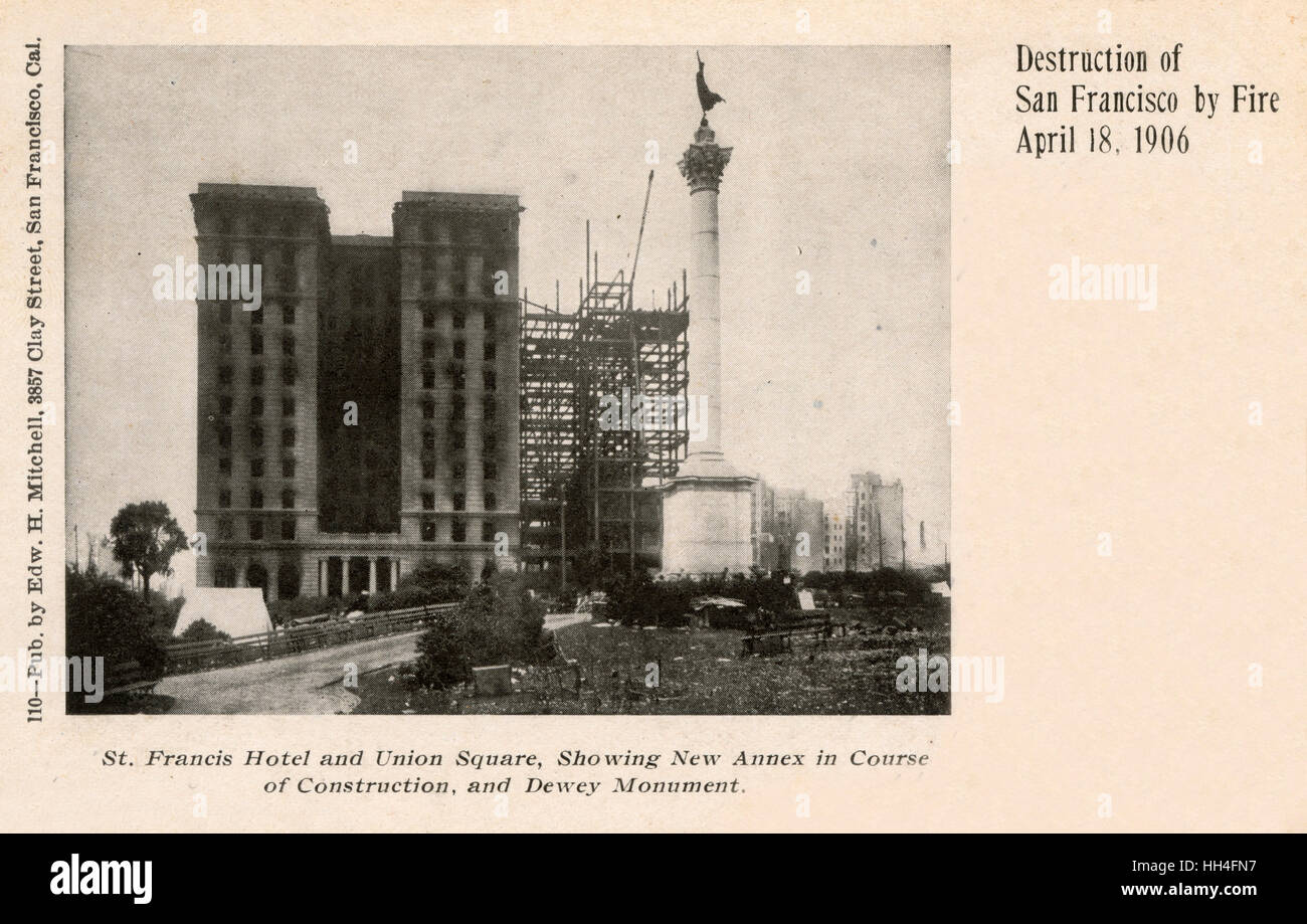 1906 San Francisco Earthquake High Resolution Stock Photography and ...