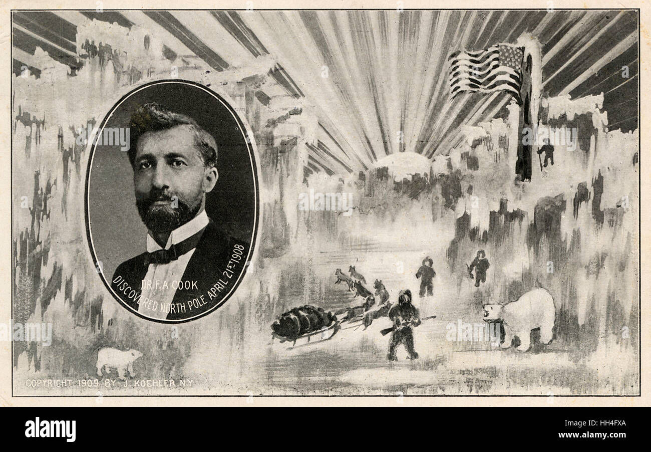 Frederick Albert Cook - American Polar Explorer Stock Photo - Alamy