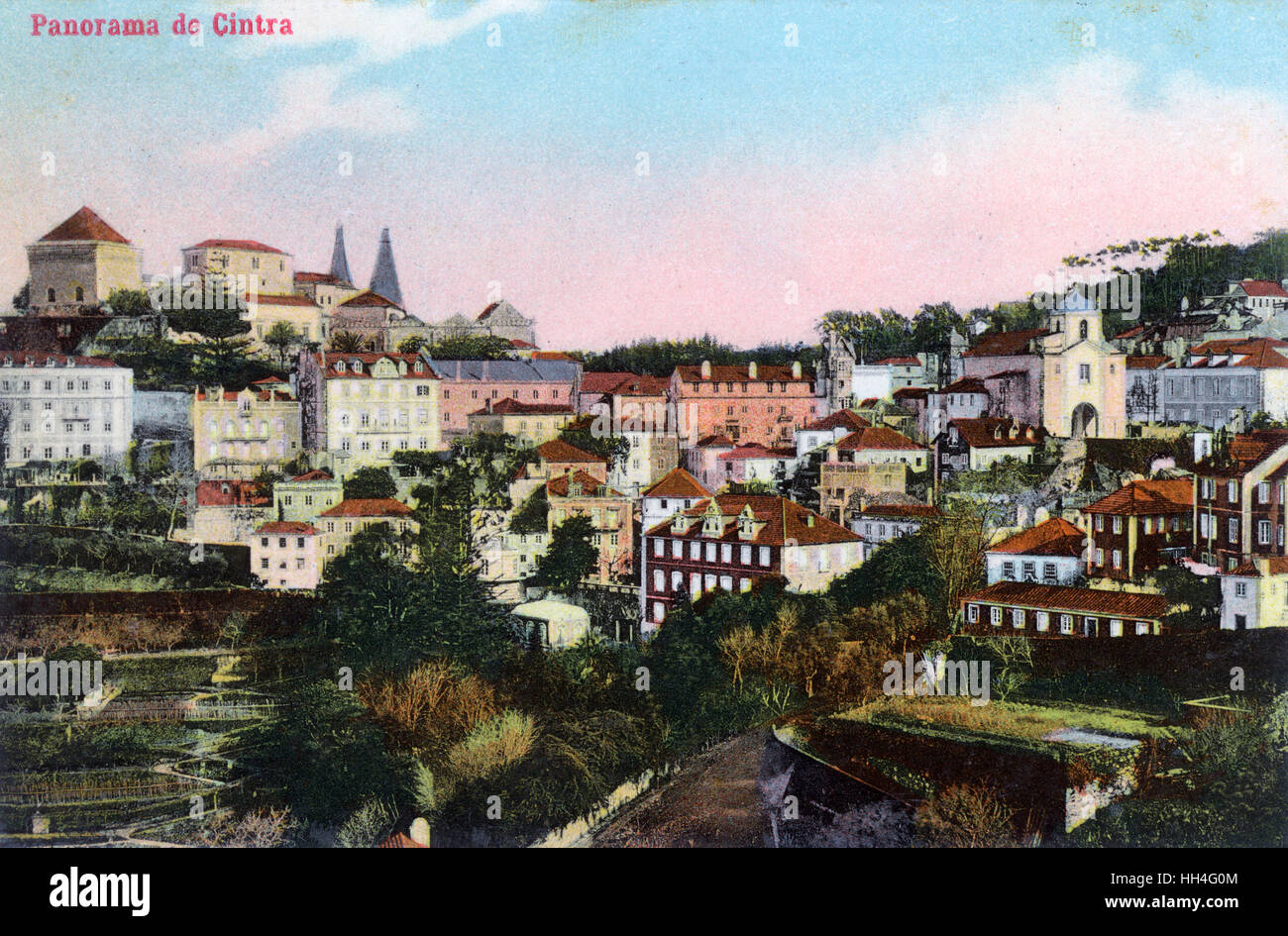 Sintra, Portugal - Panoramic View Stock Photo - Alamy