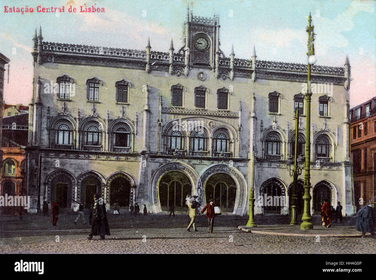 Main entrance to rossio station hi-res stock photography and images - Alamy