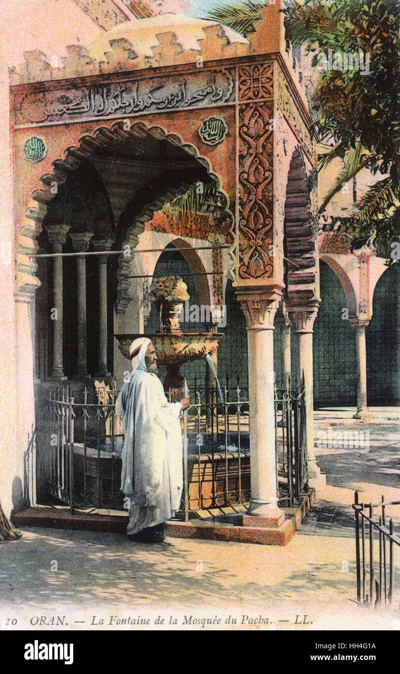 Fountain of the Hassan Basha Mosque - Oran, Algeria Stock Photo - Alamy