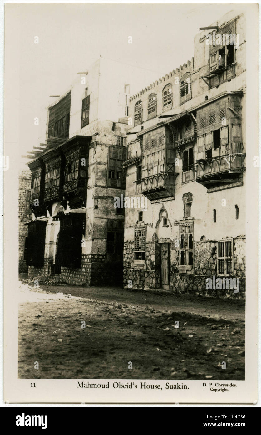 Buildings in Sawakin (Suakin) - north-eastern Sudan Stock Photo - Alamy
