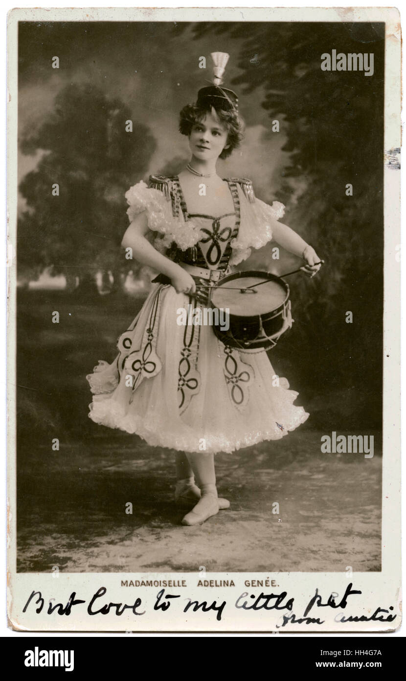 Mademoiselle Adeline Genee - Danish/British ballet dancer Stock Photo ...