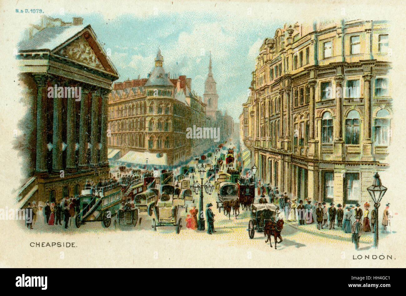 Mansion House and Cheapside, London Stock Photo - Alamy
