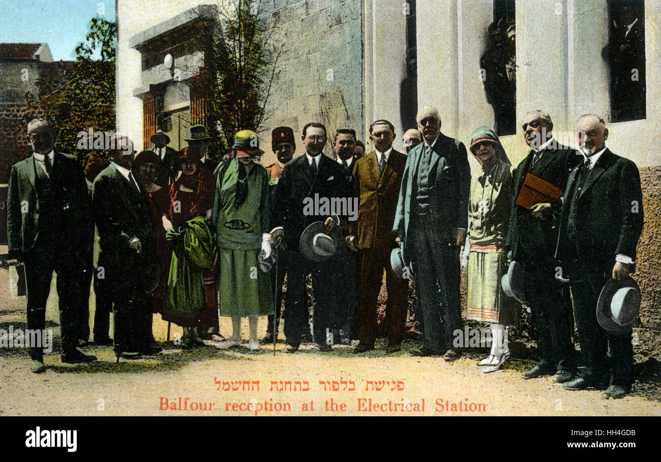 Lord balfour in tel aviv hi-res stock photography and images - Alamy