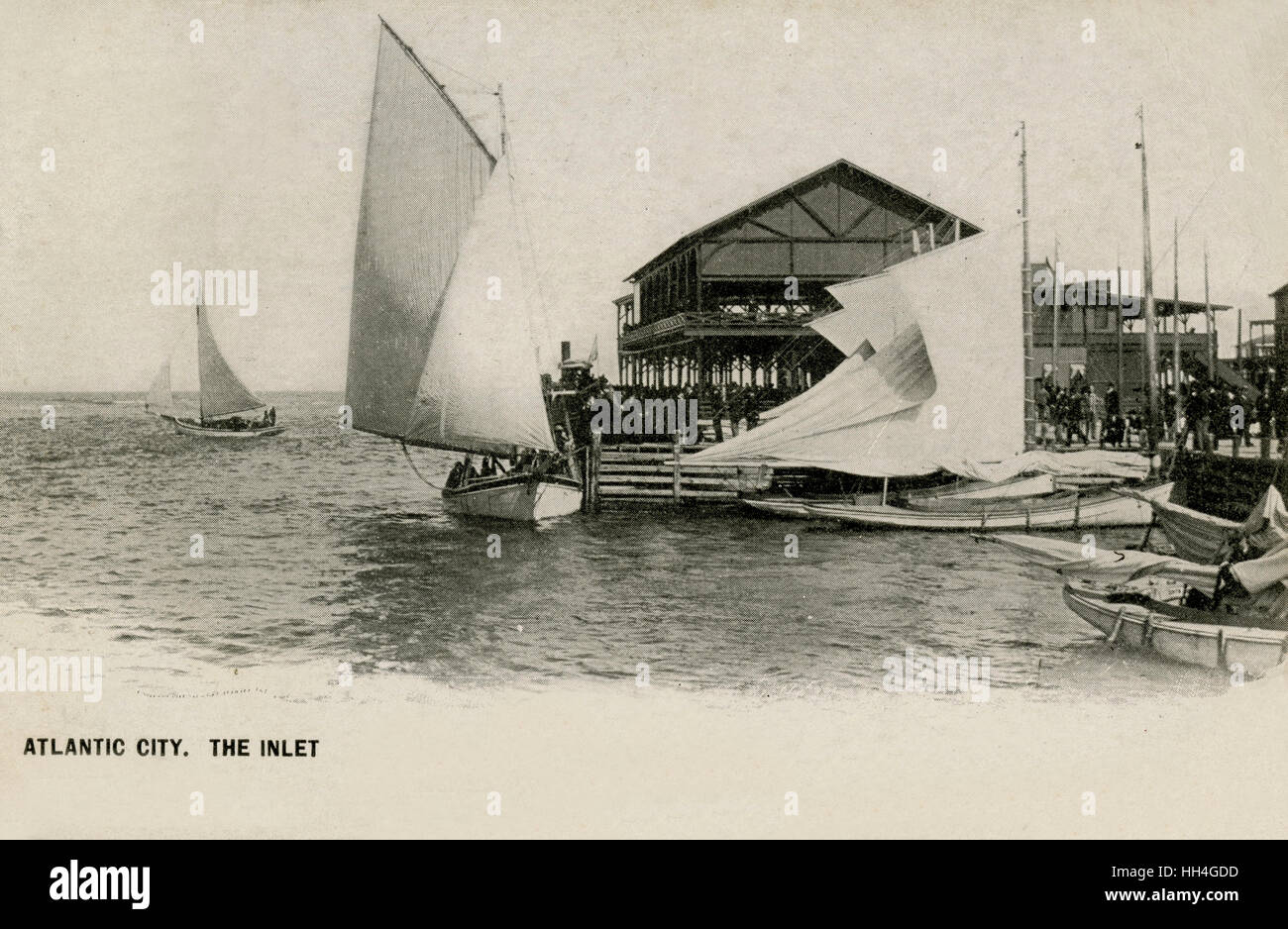 Atlantic City, New Jersey, USA - The Inlet Stock Photo - Alamy