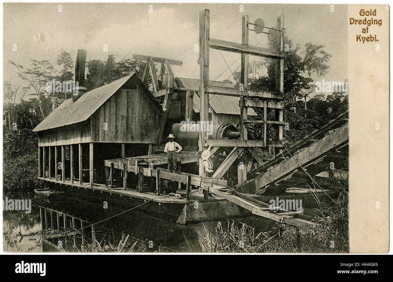 Gold dredging at kyebi kibi hi-res stock photography and images - Alamy