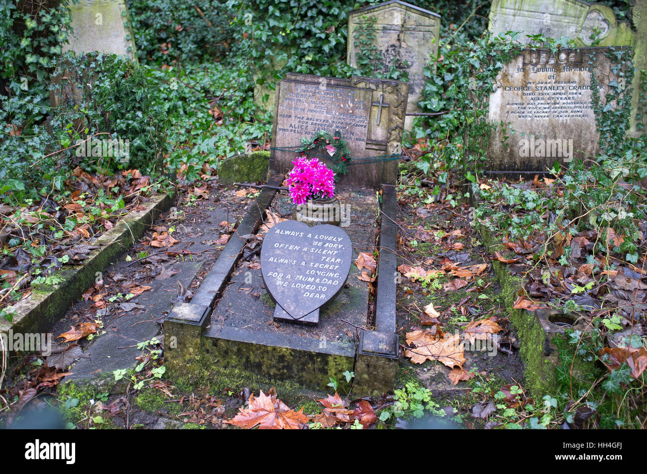 London, UK. 15th Jan, 2017. Tower Hamlets Cemetery Park is a historic ...