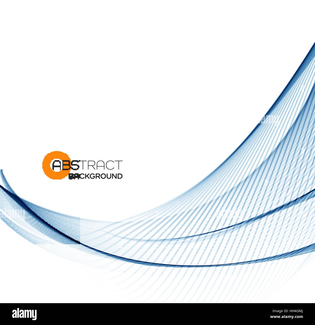 Abstract contemporary blue movement Stock Vector Images - Alamy