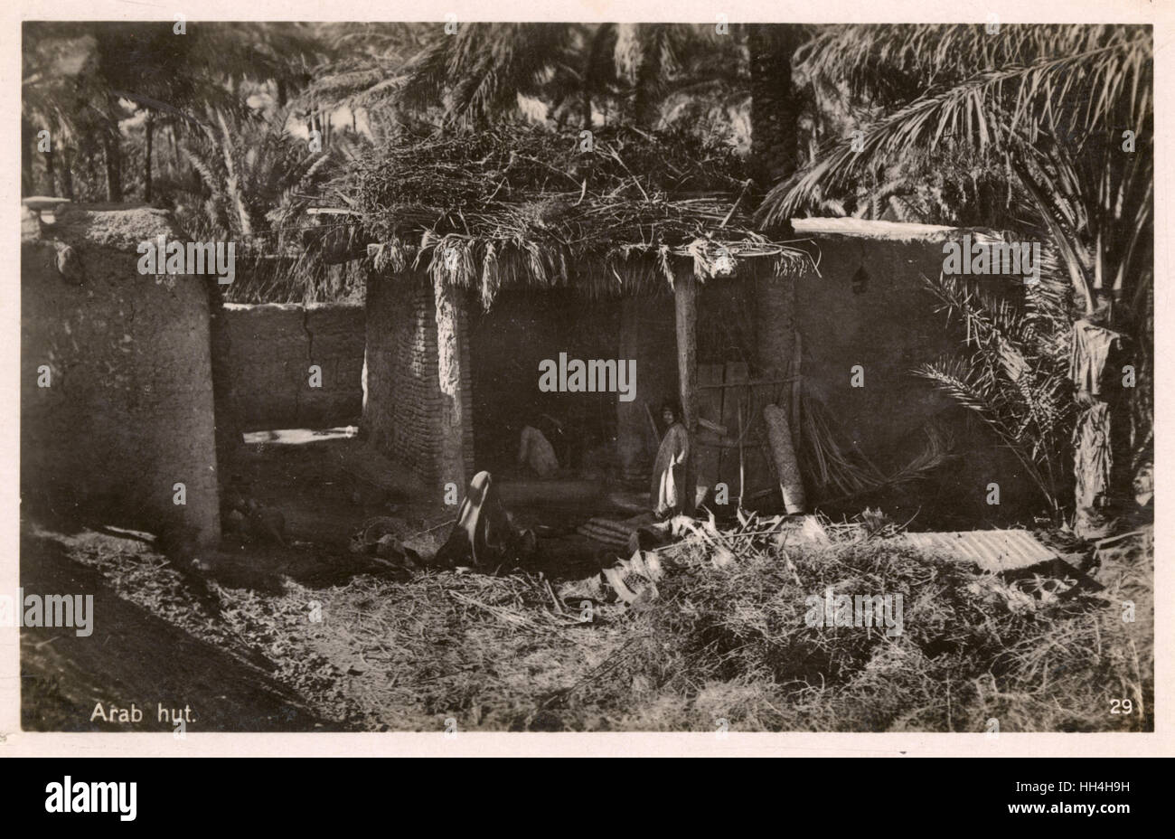 Arab hut, Iraq Stock Photo - Alamy