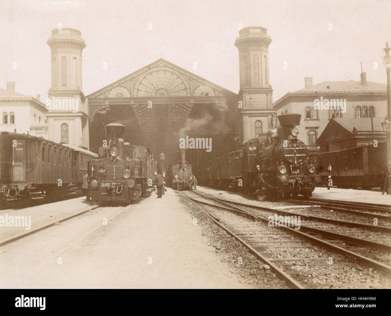 Westbahnhof railway station, Vienna, Austria, southern departure side ...