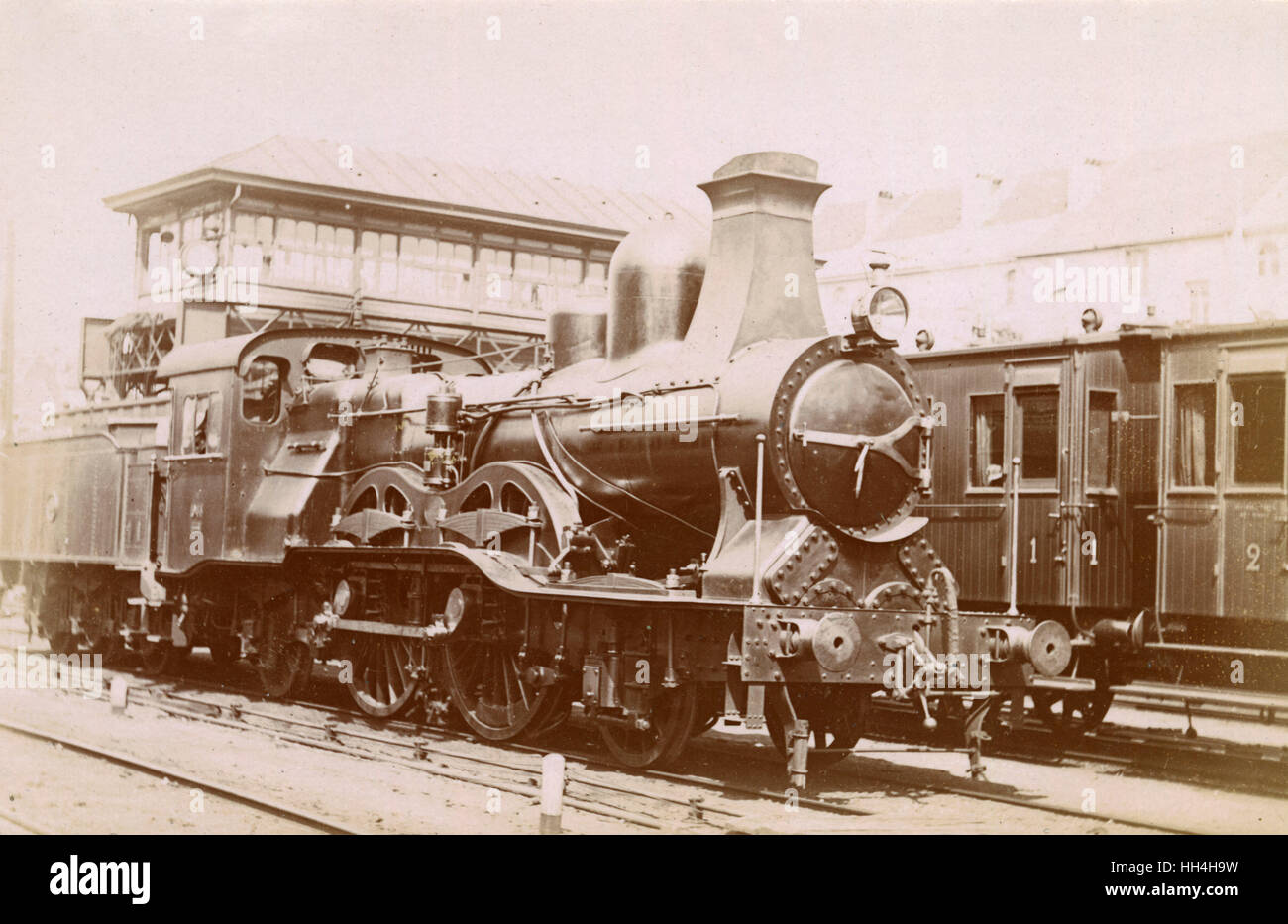 Steam locomotive engine tracks hi-res stock photography and images - Alamy