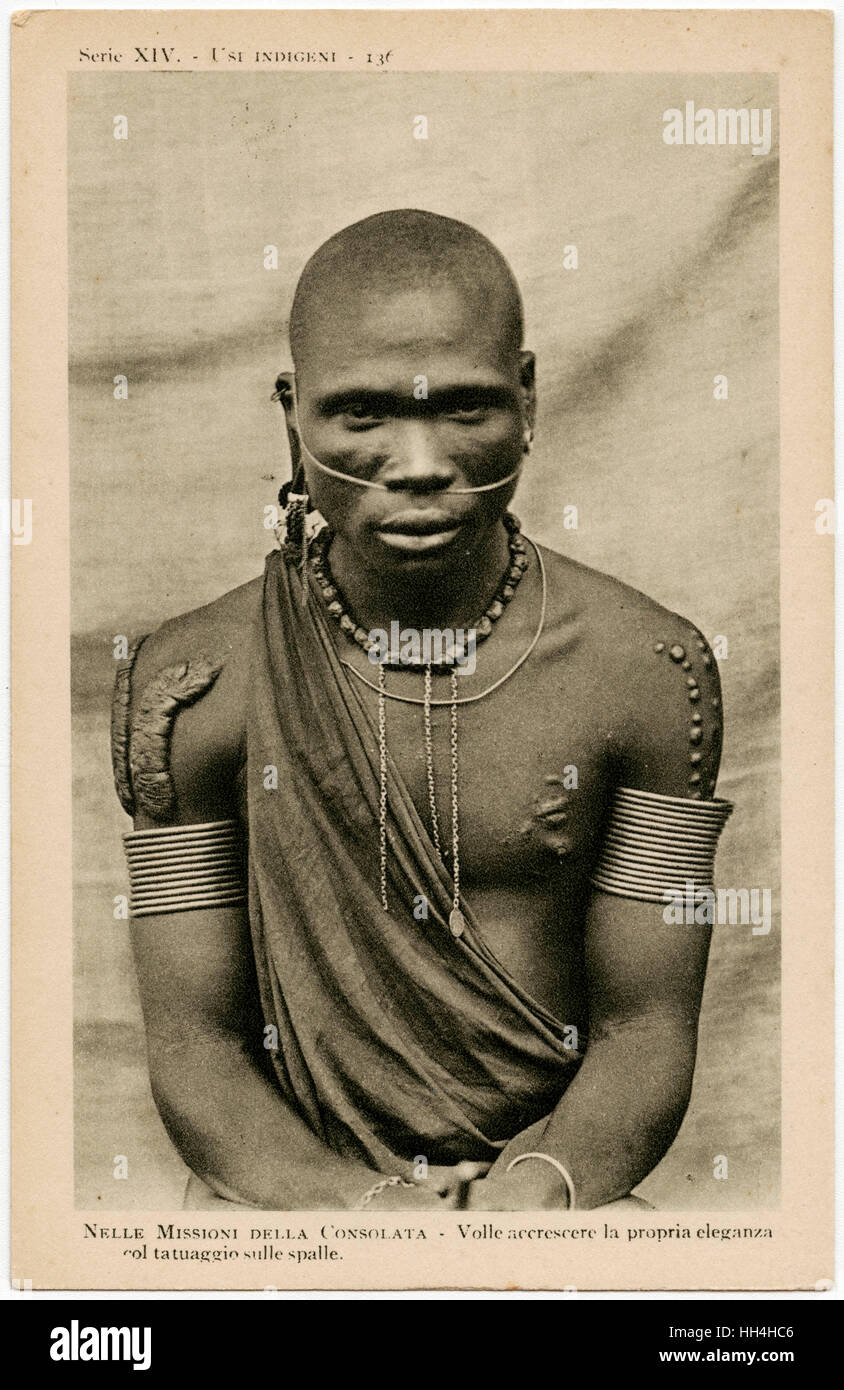 African scarification hi-res stock photography and images - Alamy