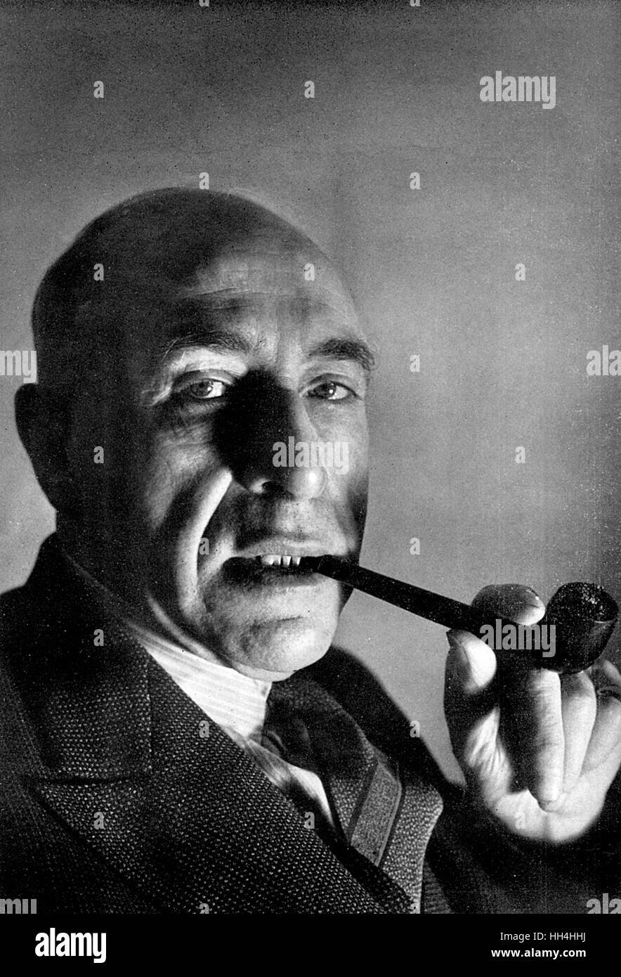 A pipe smoker Black and White Stock Photos & Images - Alamy