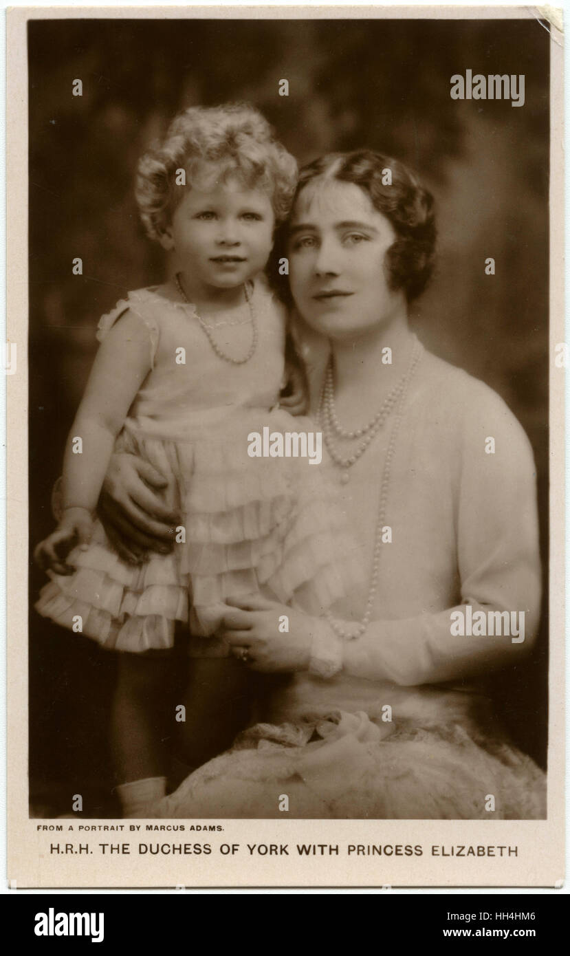 Queen elizabeth ii and her daughter hi-res stock photography and images - Alamy