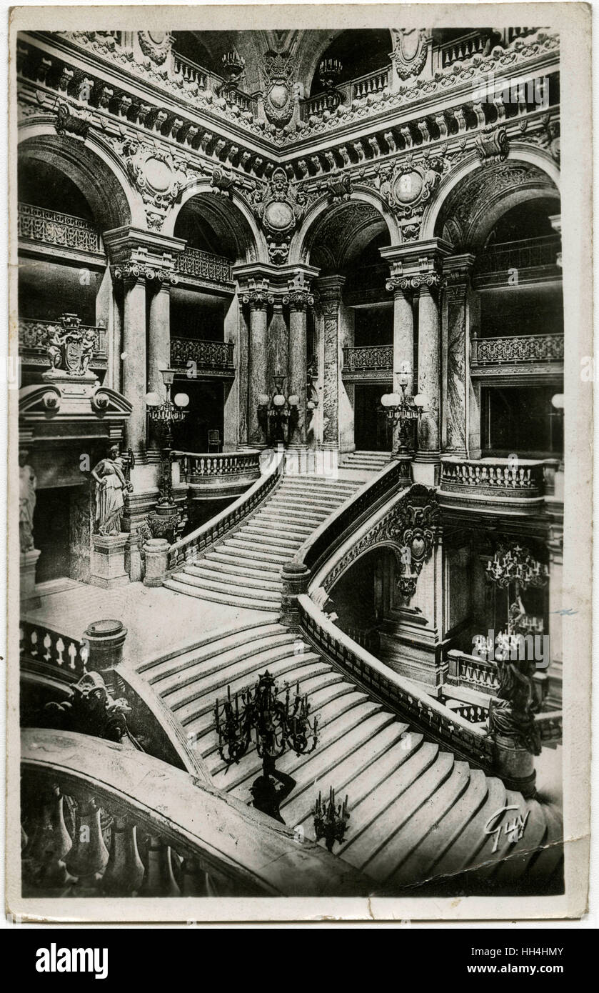 The Grand Staircase of the Opera, Paris, France Stock Photo - Alamy