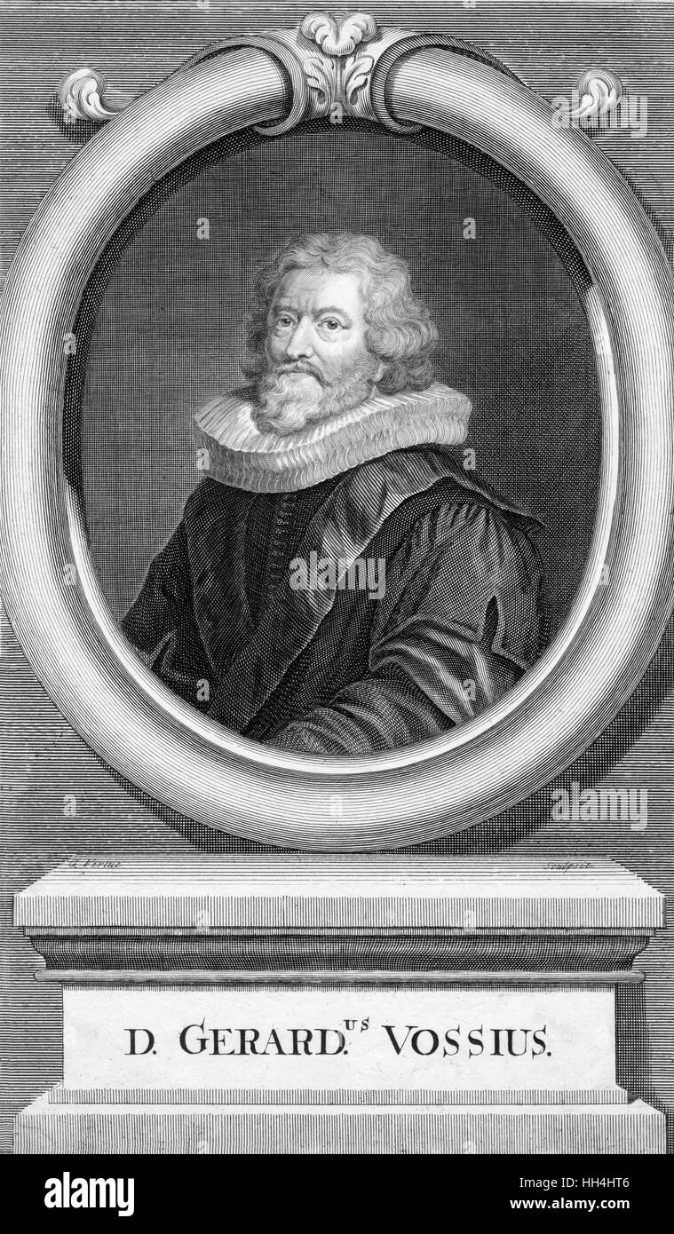 Gerhard Johannes Vossius - Dutch scholar Stock Photo - Alamy