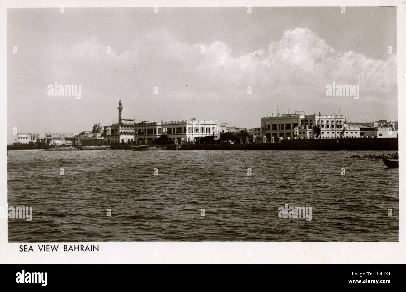 Sea view at Manama, Bahrain, Persian Gulf Stock Photo - Alamy