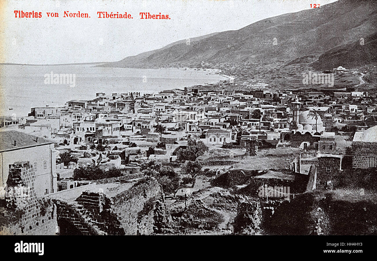 View of the city of Tiberias, Sea of Galilee, Israel Stock Photo - Alamy