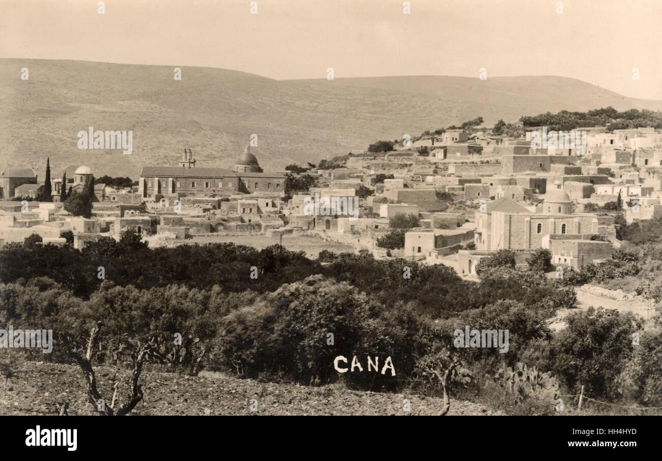 General view of Cana, Galilee, Northern Israel Stock Photo - Alamy