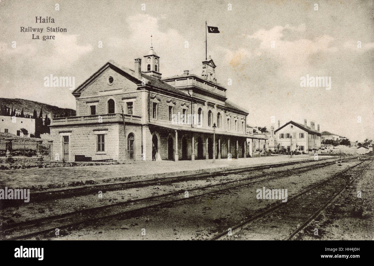 Railway station at Haifa, Northern Israel Stock Photo - Alamy