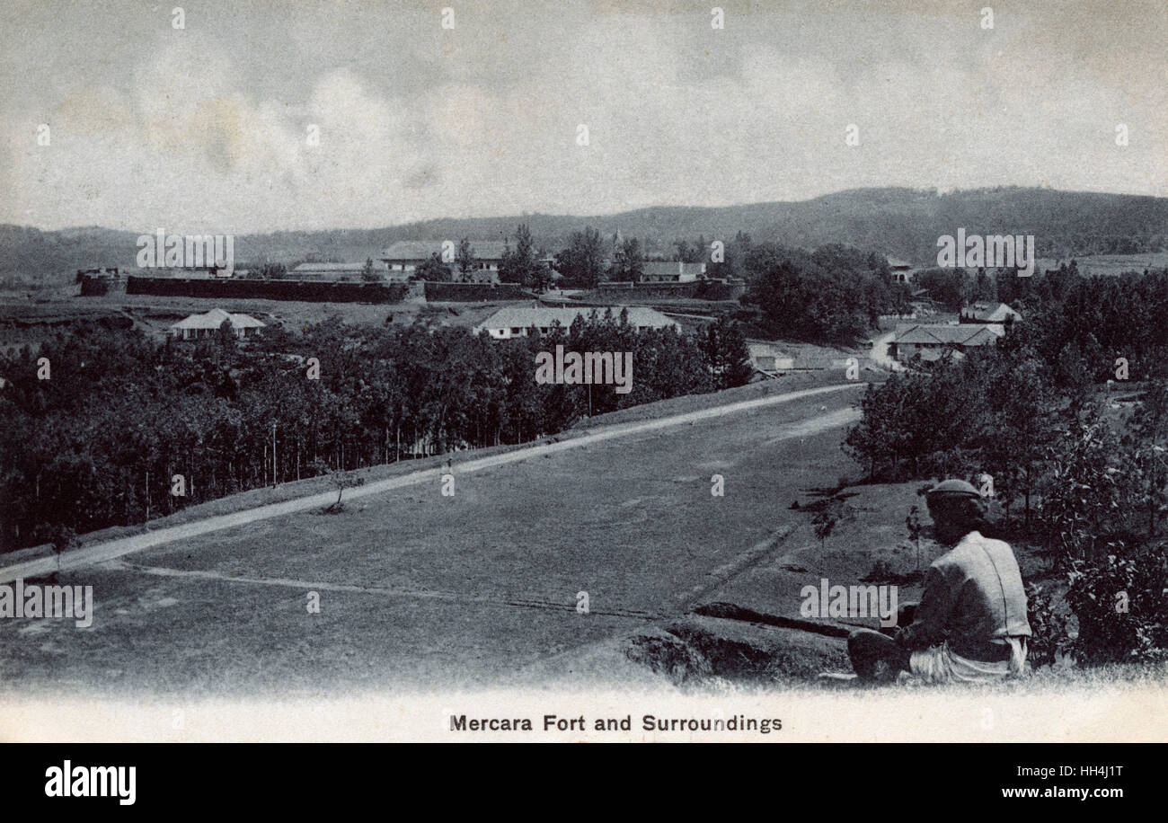 Mercara (Madikeri) Fort and surroundings, India Stock Photo - Alamy
