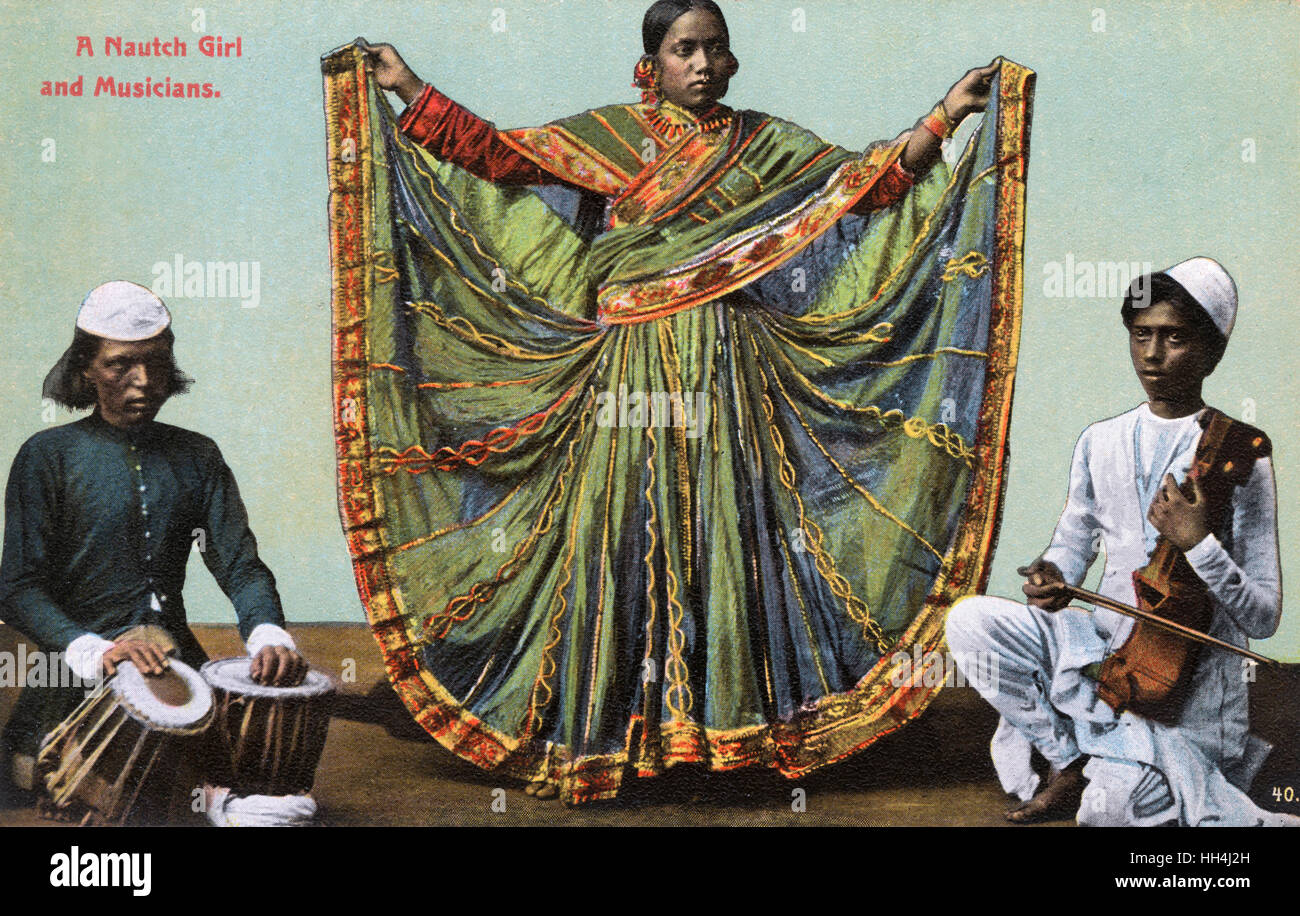 Nautch dance hi-res stock photography and images - Alamy