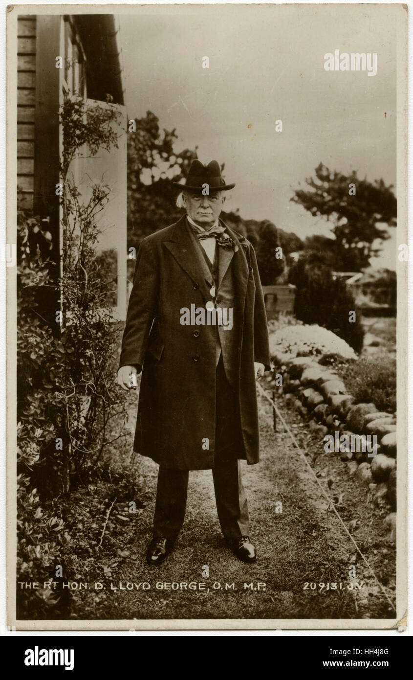 David Lloyd George, 1st Earl Lloyd-George of Dwyfor Stock Photo - Alamy