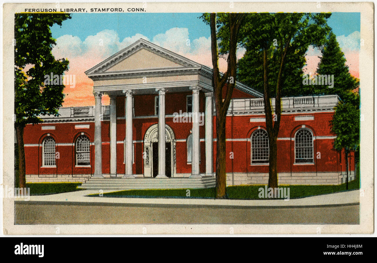 Ferguson Library, Stamford, Connecticut, USA Stock Photo - Alamy