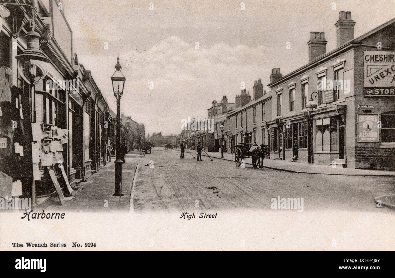 Birmingham street 1900s hi-res stock photography and images - Alamy