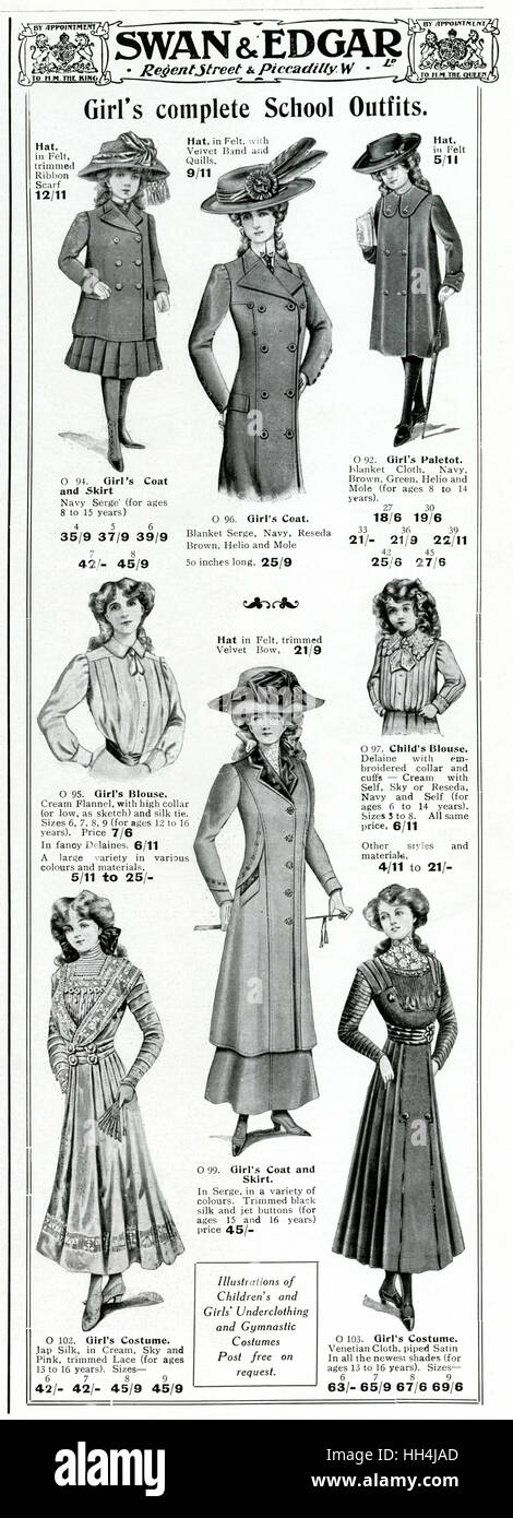 1900s school girl hi-res stock photography and images - Alamy