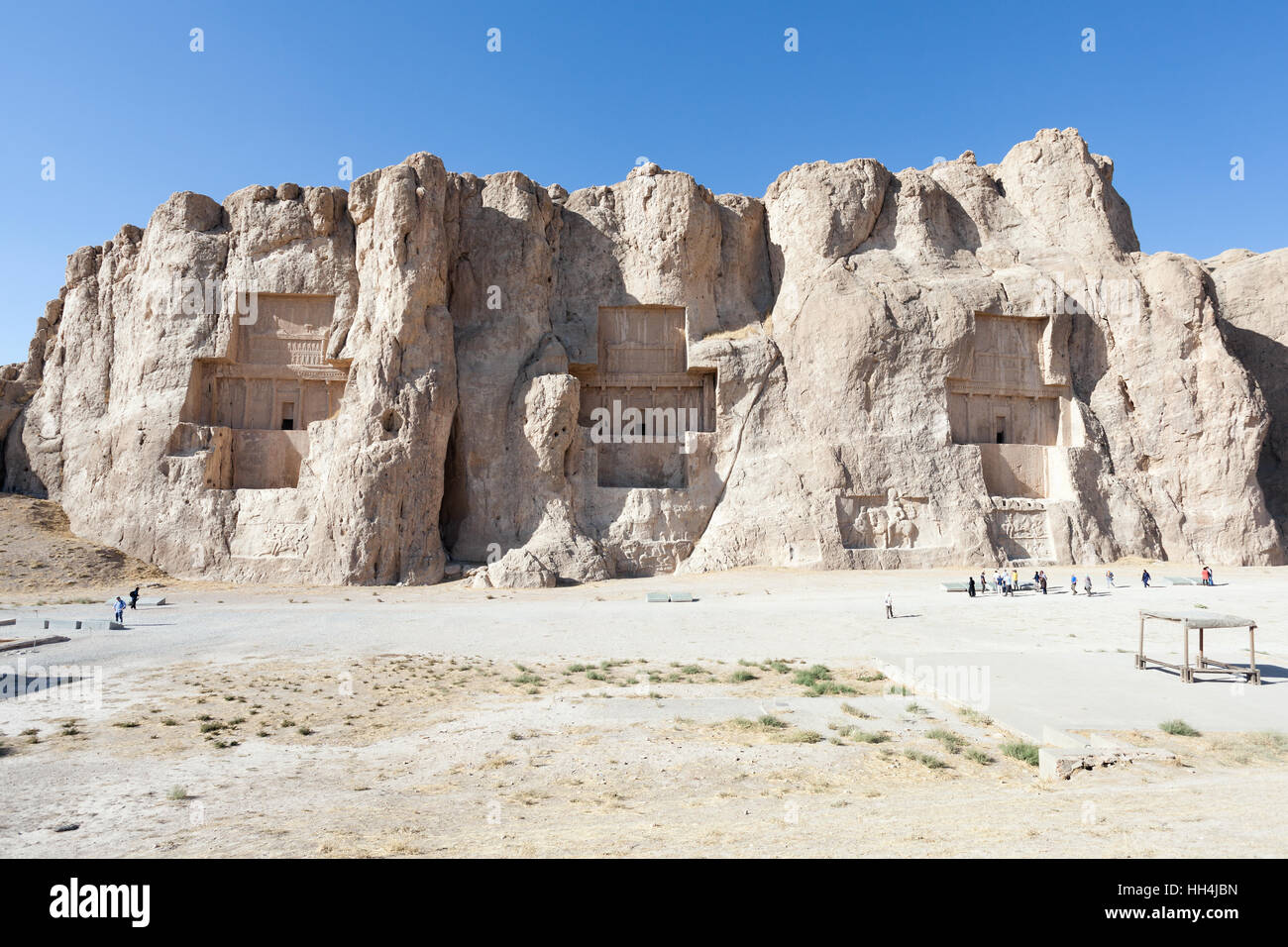 Fars province, Iran - October 19, 2015 : Naqsh-e Rustam is an ancient ...